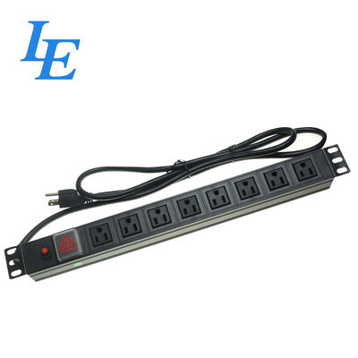 1.5u Server Rack PDU 240v Aluminium Power Distribution Unit Horizontal ...