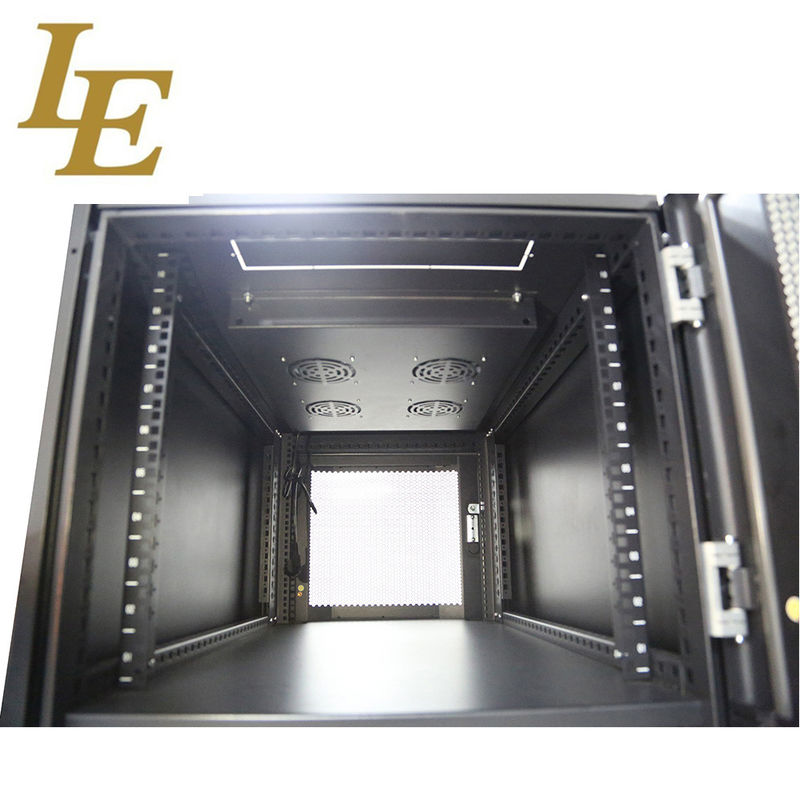 27U Standard 19 Inch Data Center Server Rack 42U Floor Standing Glass ...