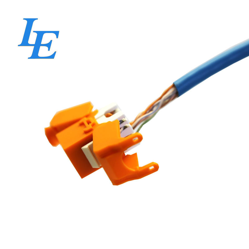 Top Quality orange Cat5e Cat6 Ethernet Keystone Jack Keystone Use For ...