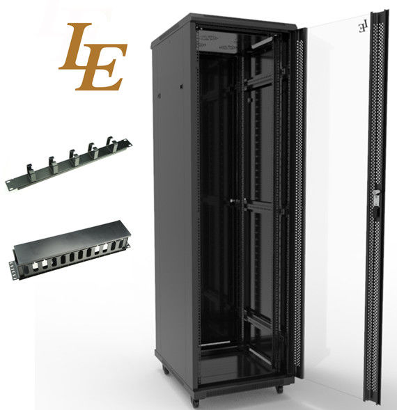 19Inch Server Rack Cabinet With Adjustable Feet And High Loading Capacity