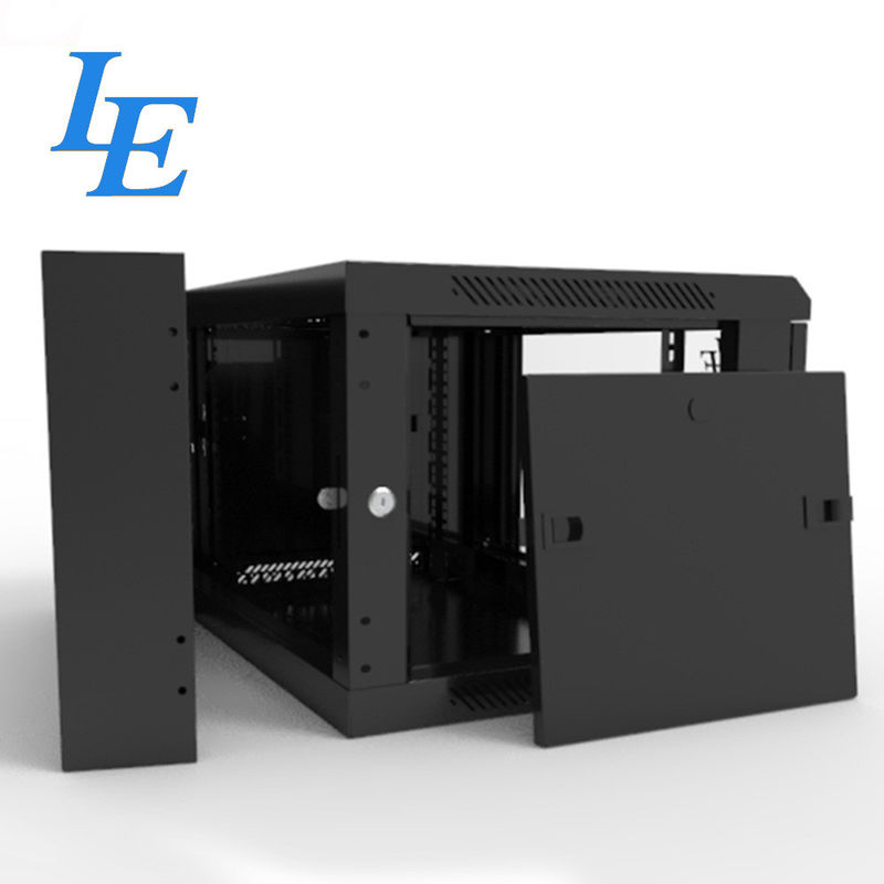 Unassembled Wall Mounted 12u Server Rack Cabinet Double Section