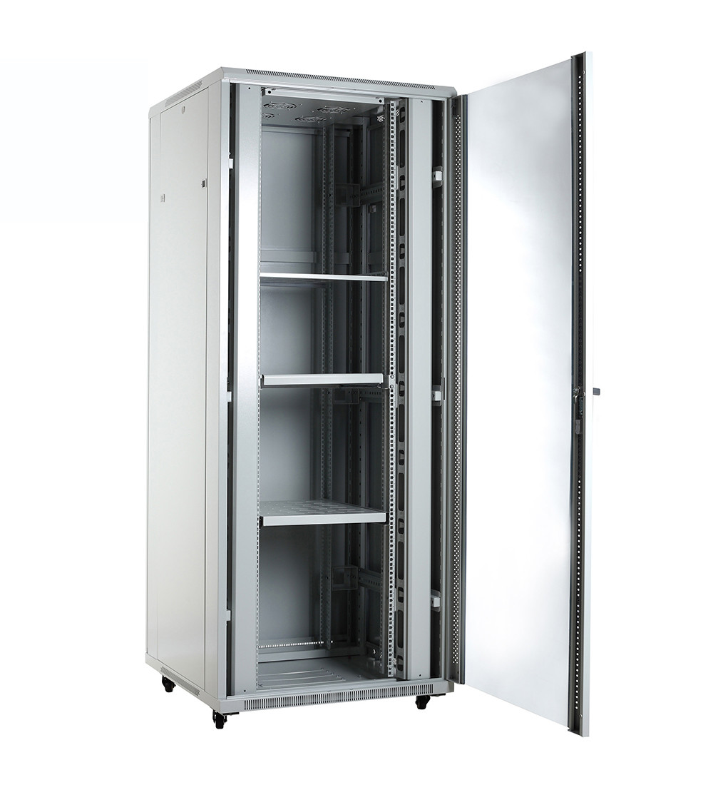 18U Rack Mount Cabinet System With Powder Coated Surface Finish Within ...