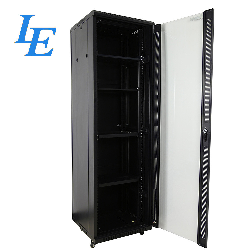 Floor Standing Server Rack Cabinet 19 Inch 42U IP20 CE / ROHS Certification