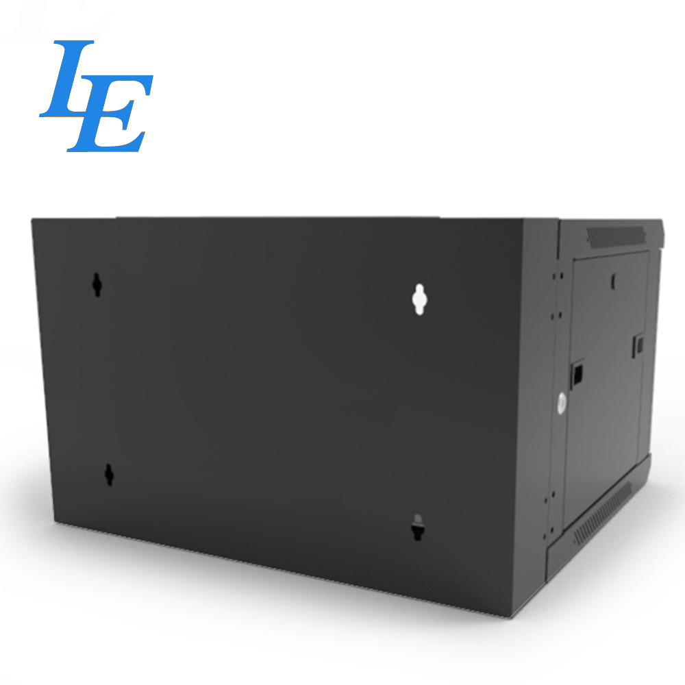 19 Inch 4U - 27U Wall Mount Rack Enclosure / Wall Mount Server Cabinet