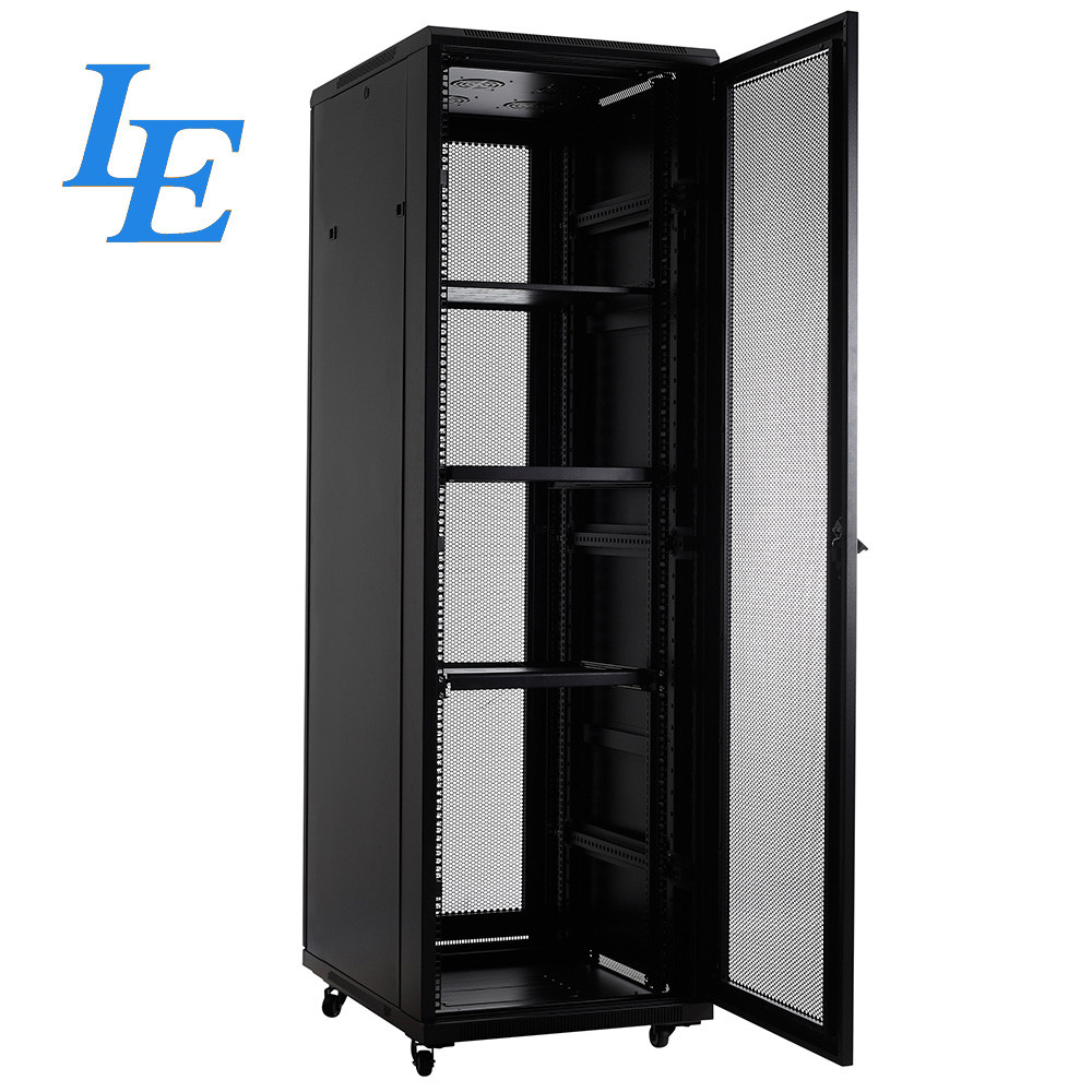 Floor Standing Server Rack Cabinet 19 Inch 42U IP20 Protection 800kg Static Loading
