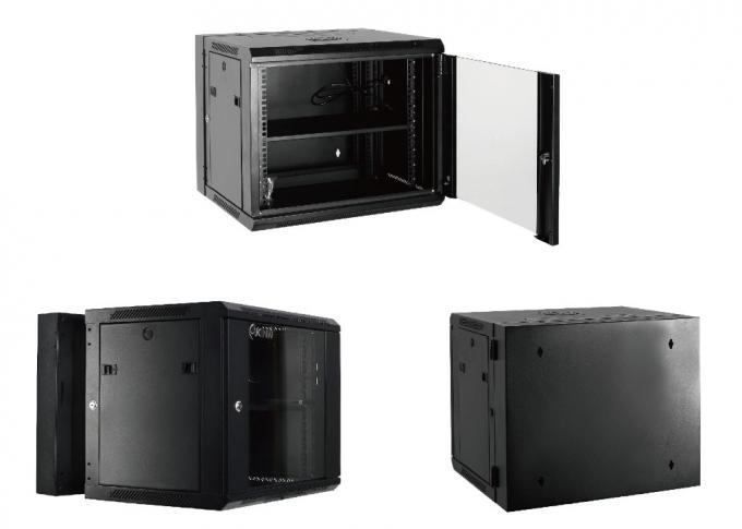 Single Section Wall Mount Server Rack Cabinet 9U 600 X 450mm