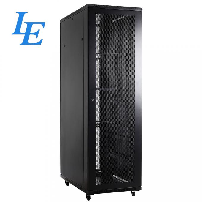 Small Ip20 Static Loading Floor Standing 42u Server Rack Cabinet 800KG