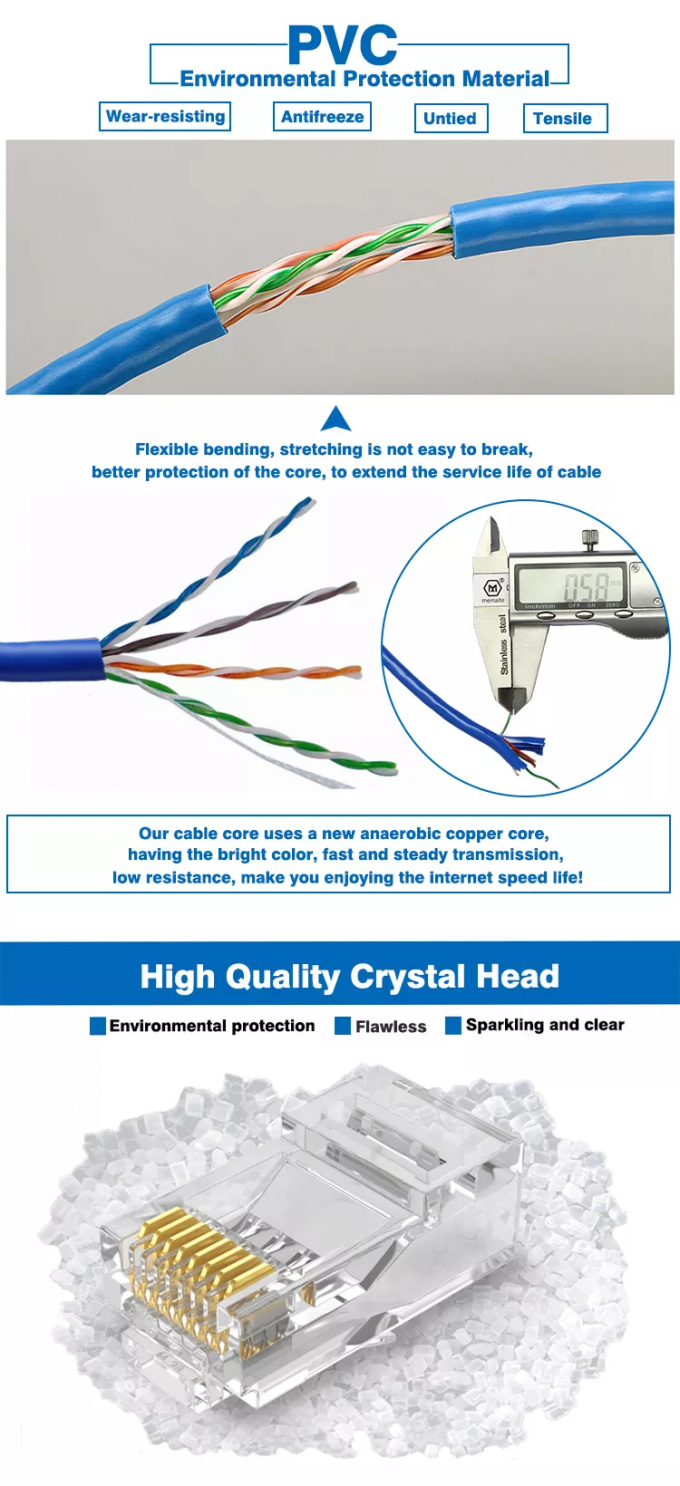 CAT5 CAT6 PVC Jacket Fiber Patch Cord LE Single Mode / Multi Mode