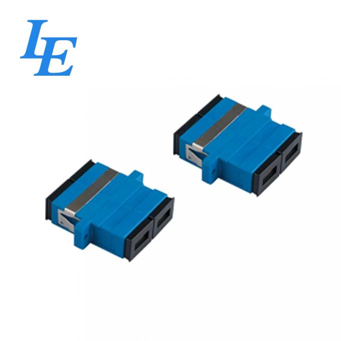 Rj45 LC PC Single 8pin Duplex Fiber Optic Adapter